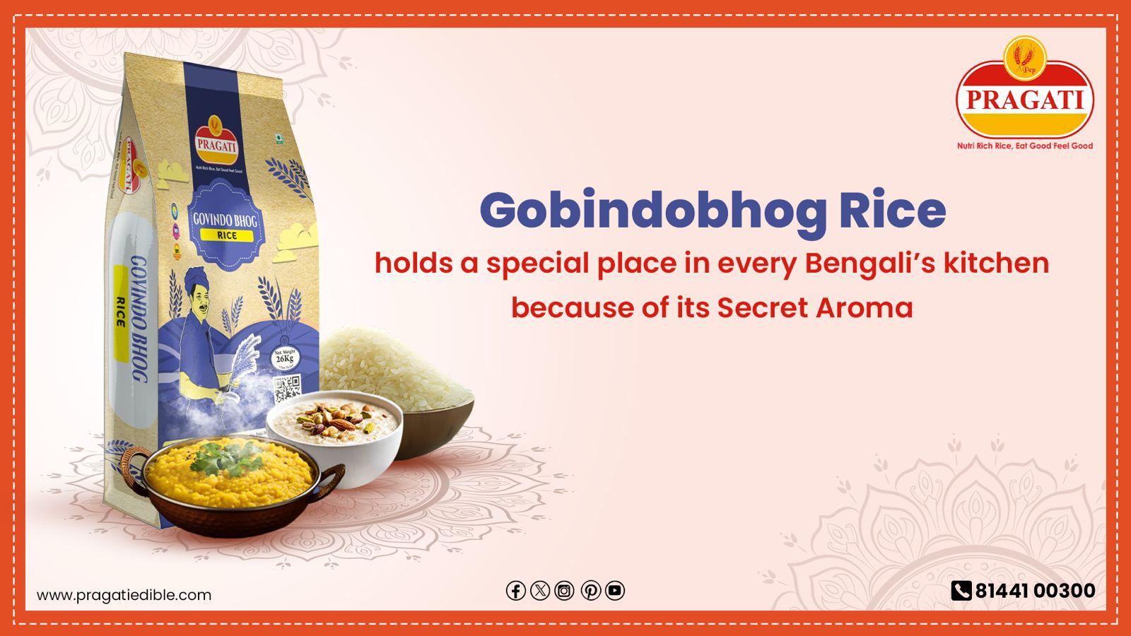 Gobindobhog Rice holds a special place in every Bengali’s kitchen